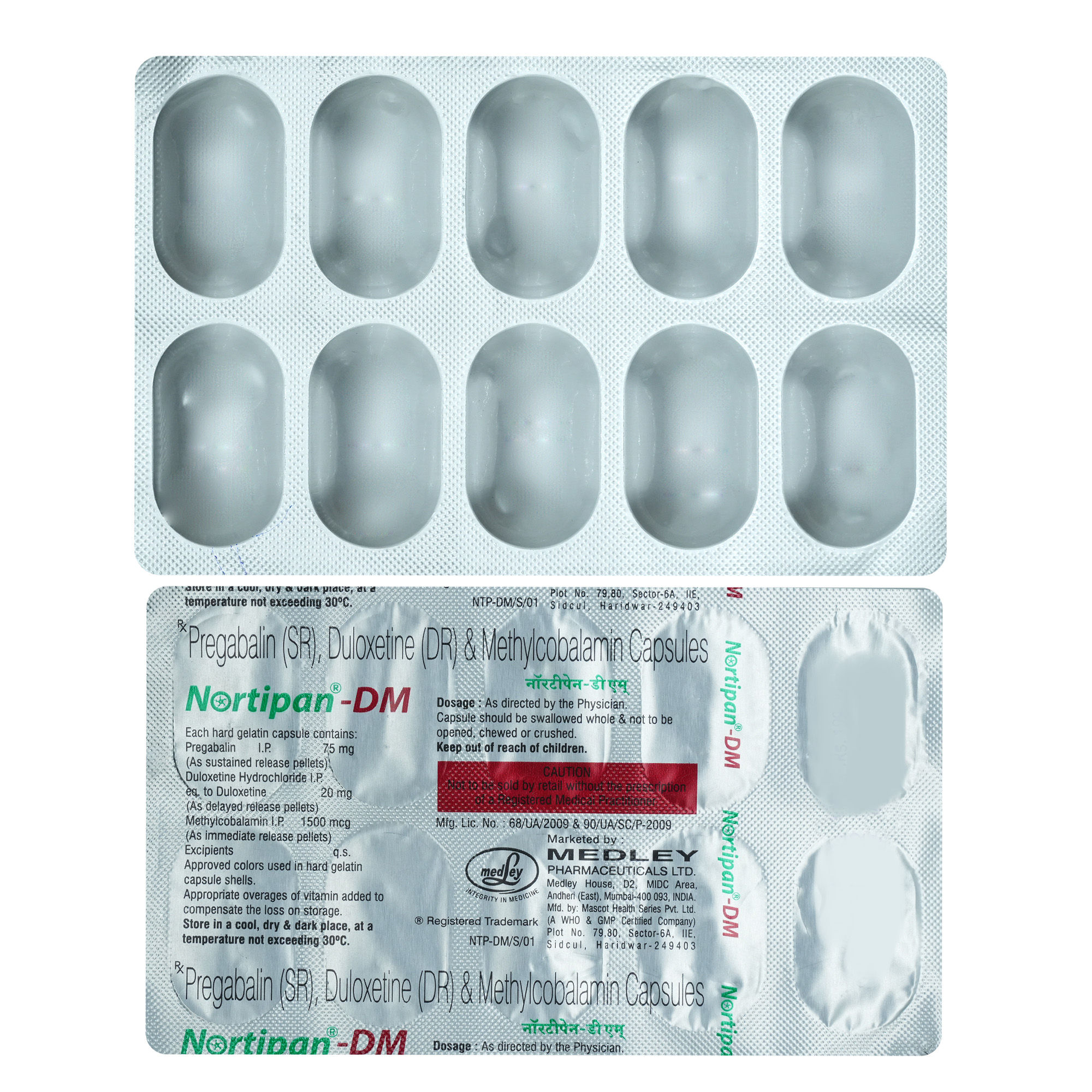 Nortipan-DM Capsule | Uses, Side Effects, Price | Apollo Pharmacy