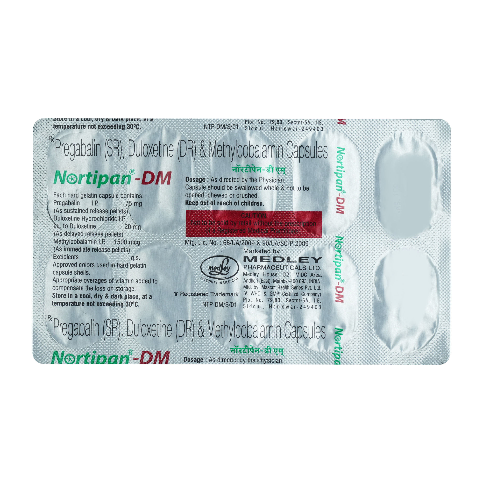Nortipan-DM Capsule 10's Price, Uses, Side Effects, Composition ...