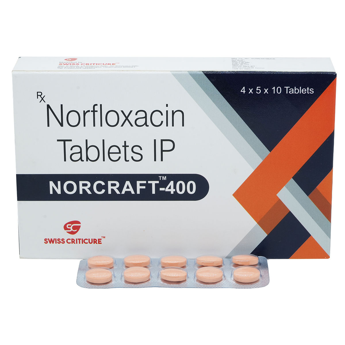 Norcraft-400 Tablet 10's | Uses, Side Effects, Price | Apollo Pharmacy