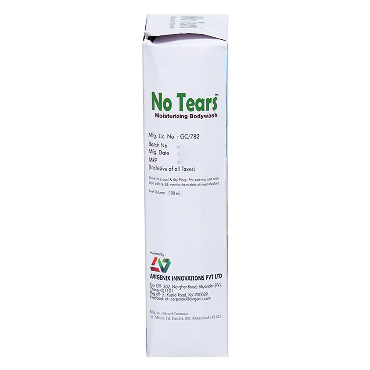 No Tears pH 5.5 Moisturizing Body Wash, 100 ml Price, Uses, Side ...