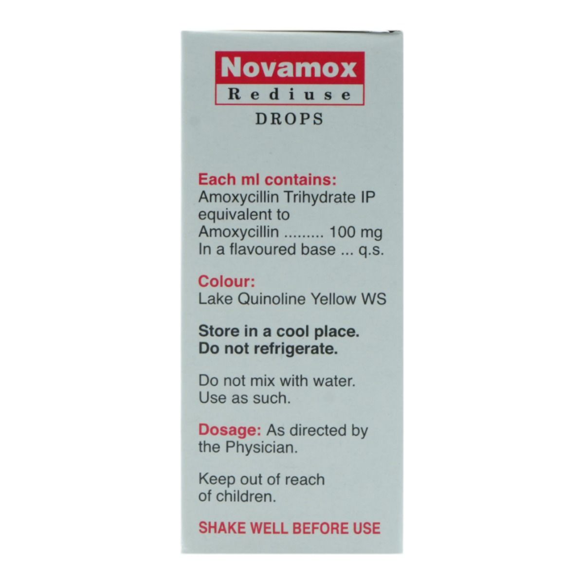 Novamox Rediuse Drops 10 ml Price, Uses, Side Effects, Composition ...