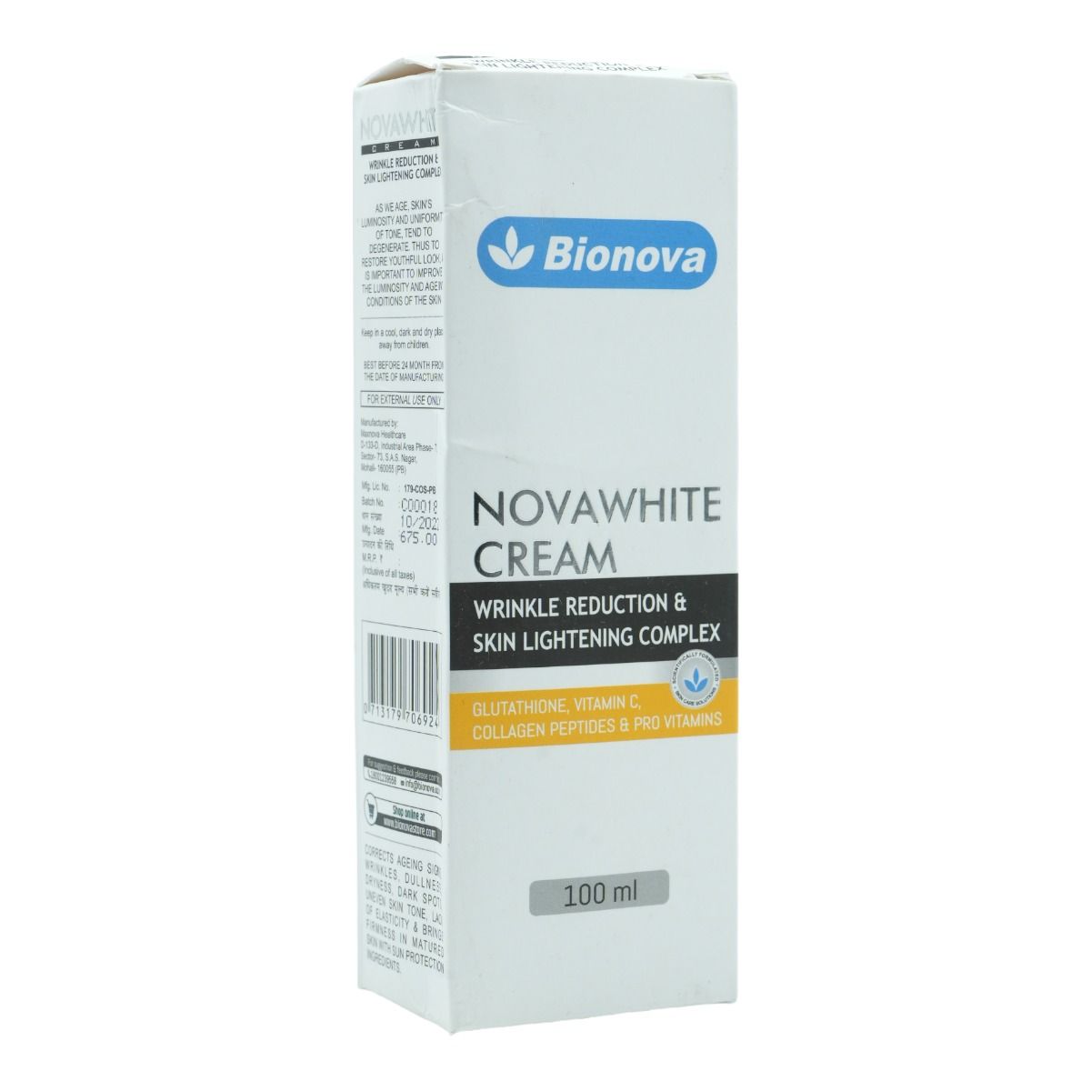 Novawhite Cream 100 ml Price, Uses, Side Effects, Composition - Apollo ...