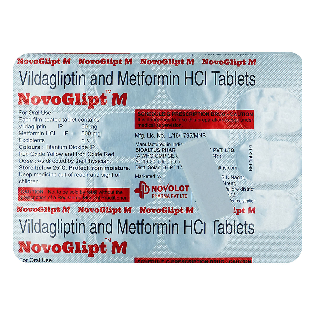 Novoglipt M Tablet | Uses, Side Effects, Price | Apollo Pharmacy