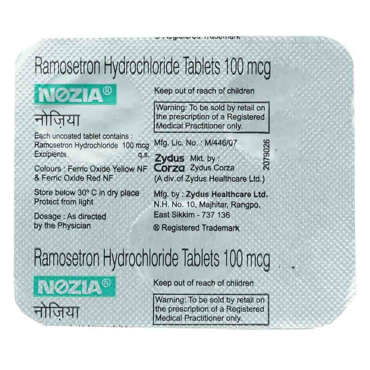 Nozia 100 mcg Tablet 3's Price, Uses, Side Effects, Composition ...