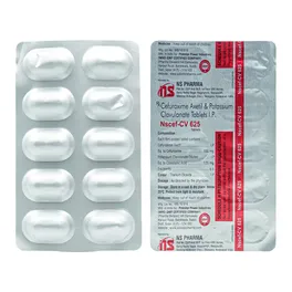 Nscef-CV 625 Tablet | Uses, Side Effects, Price | Apollo Pharmacy