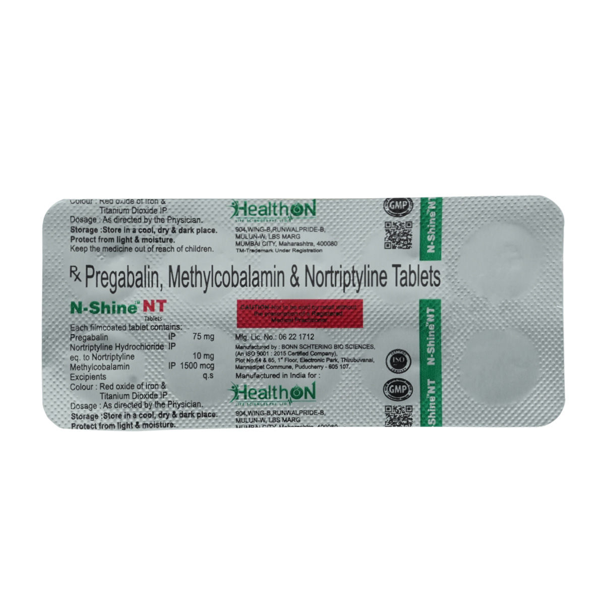 N-Shine NT Tablet | Uses, Side Effects, Price | Apollo Pharmacy