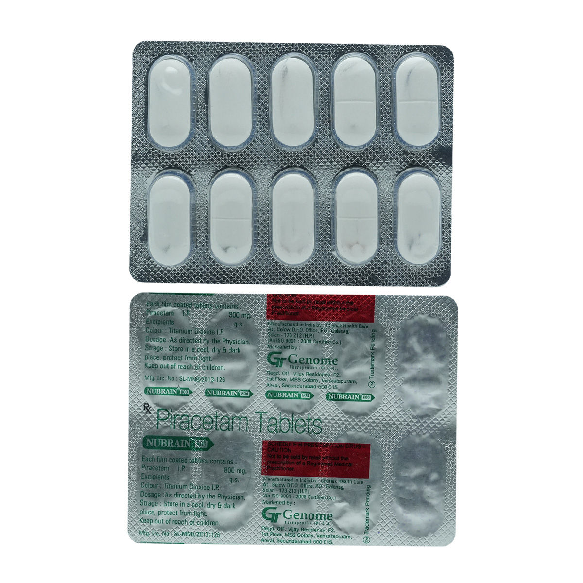 NUBRAIN 800MG TABLET Price, Uses, Side Effects, Composition - Apollo ...