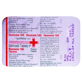 Nucoxia 120 Tablet | Uses, Side Effects, Price | Apollo Pharmacy