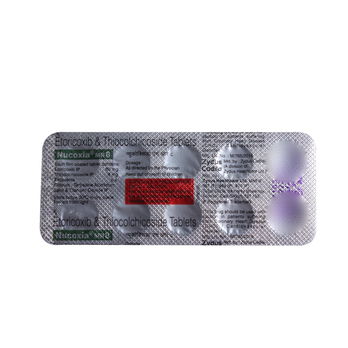 Nucoxia MR 8 Tablet | Uses, Side Effects, Price | Apollo Pharmacy