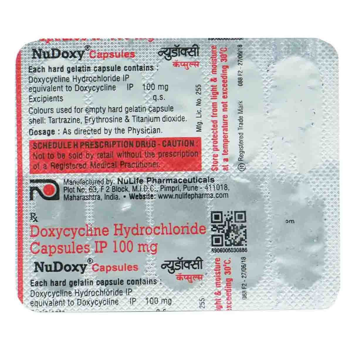 Nudoxy Capsule 10's Price, Uses, Side Effects, Composition - Apollo Pharmacy