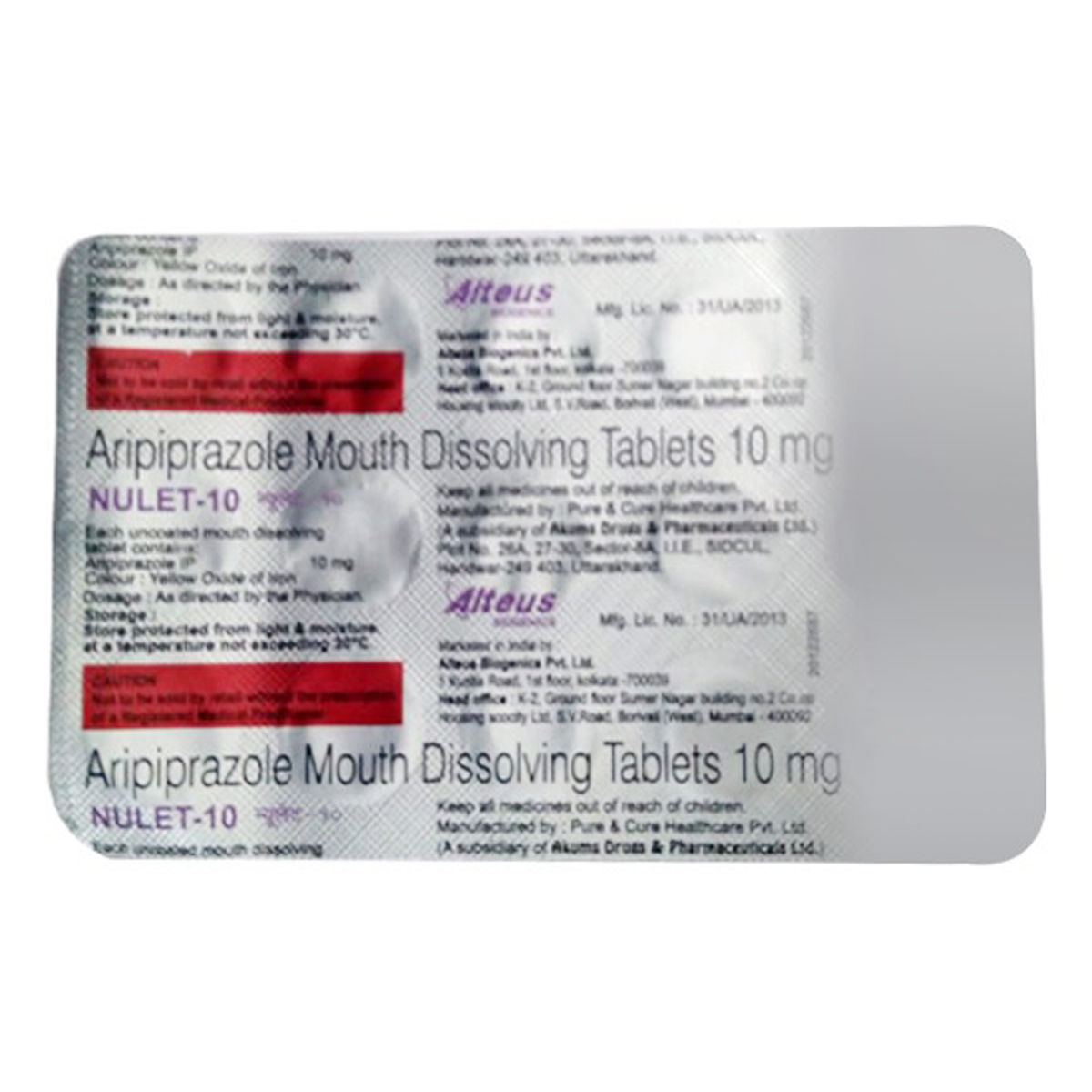 Nulet-10 MD Tablet | Uses, Side Effects, Price | Apollo Pharmacy