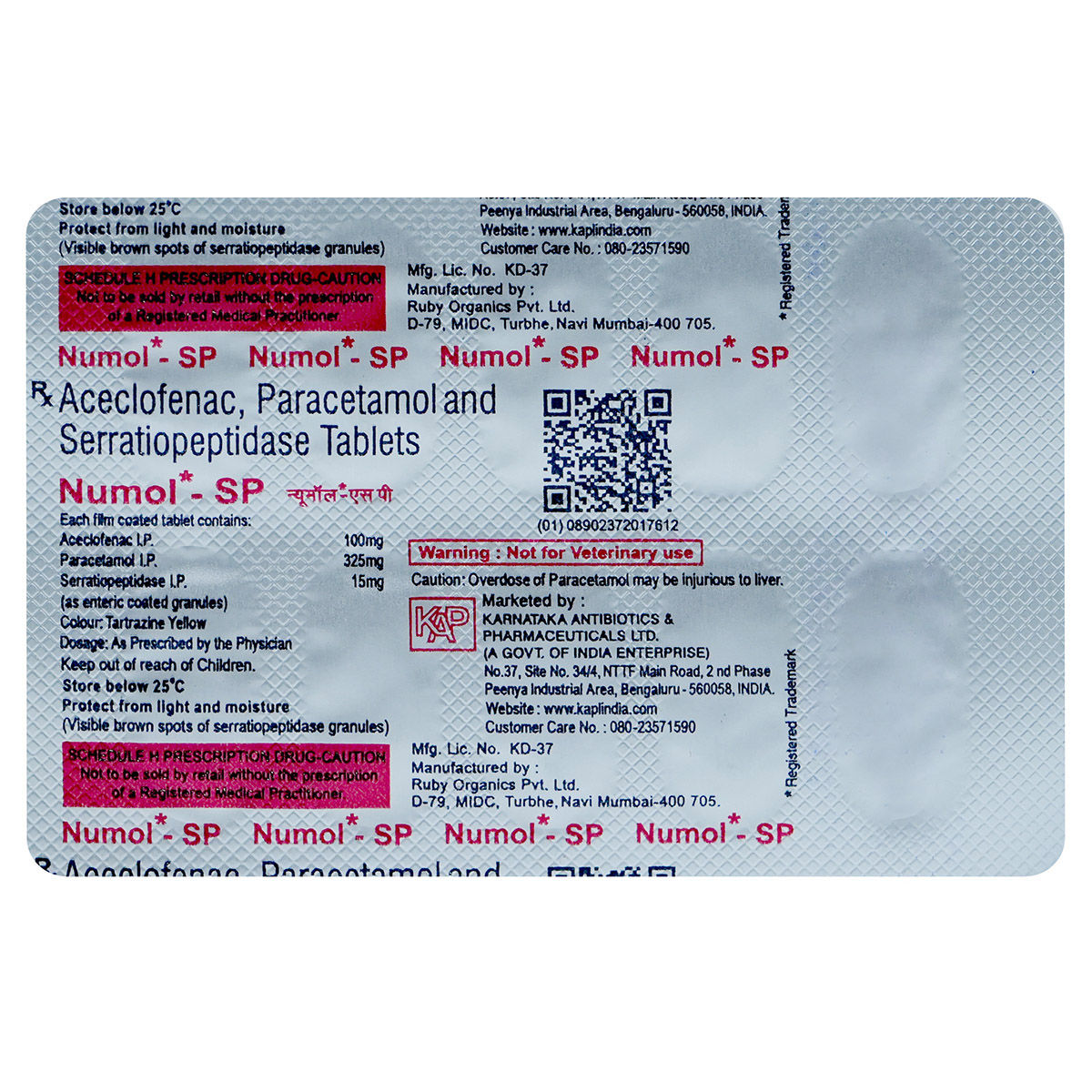 Numol-SP Tablet | Uses, Side Effects, Price | Apollo Pharmacy