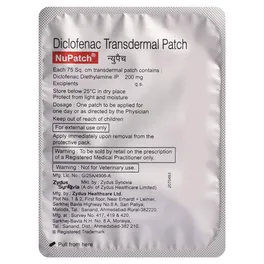 Nu Patch Transdermal Patch | Uses, Side Effects, Price | Apollo Pharmacy