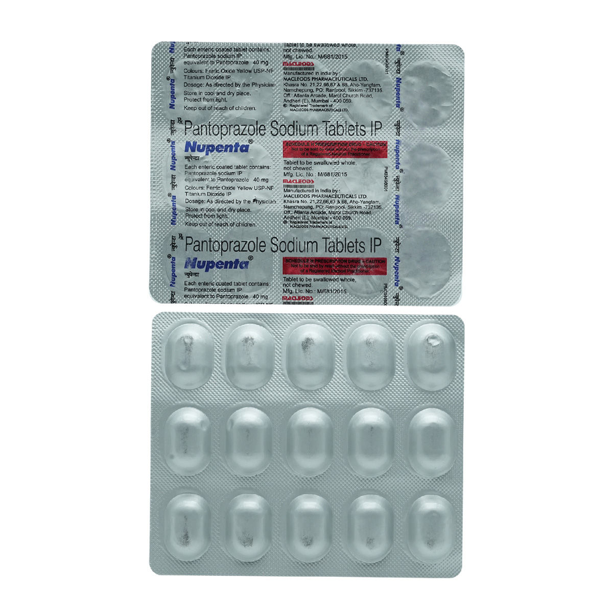 Nupenta 40 Tablet | Uses, Side Effects, Price | Apollo Pharmacy