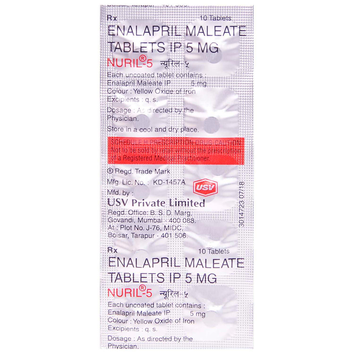 Nuril-5 Tablet 10's Price, Uses, Side Effects, Composition - Apollo ...