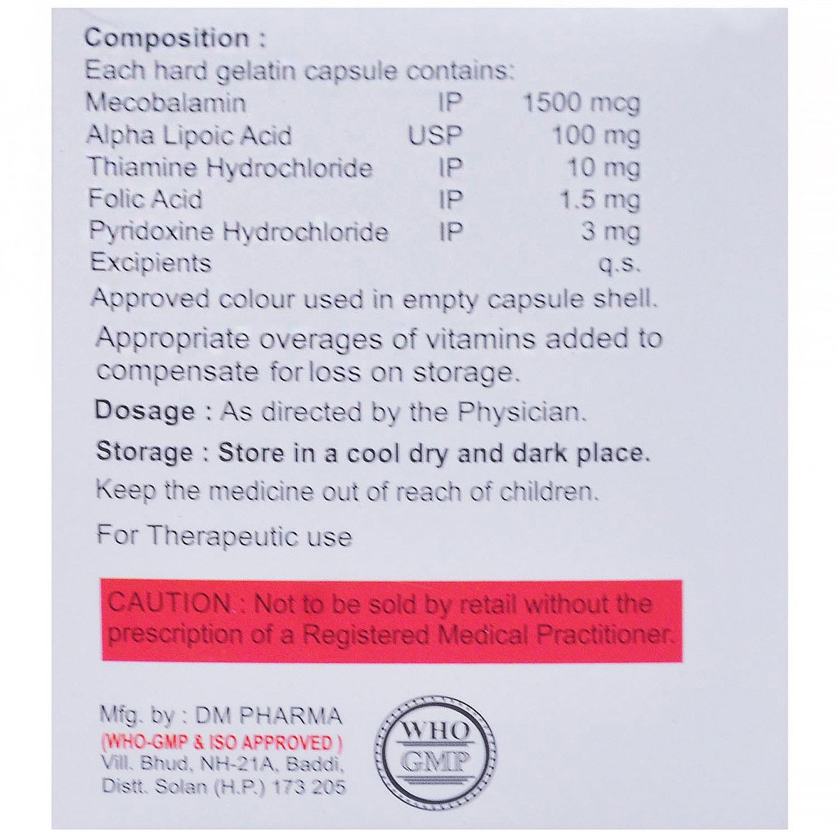 Nurospur Capsule 10's Price, Uses, Side Effects, Composition - Apollo ...