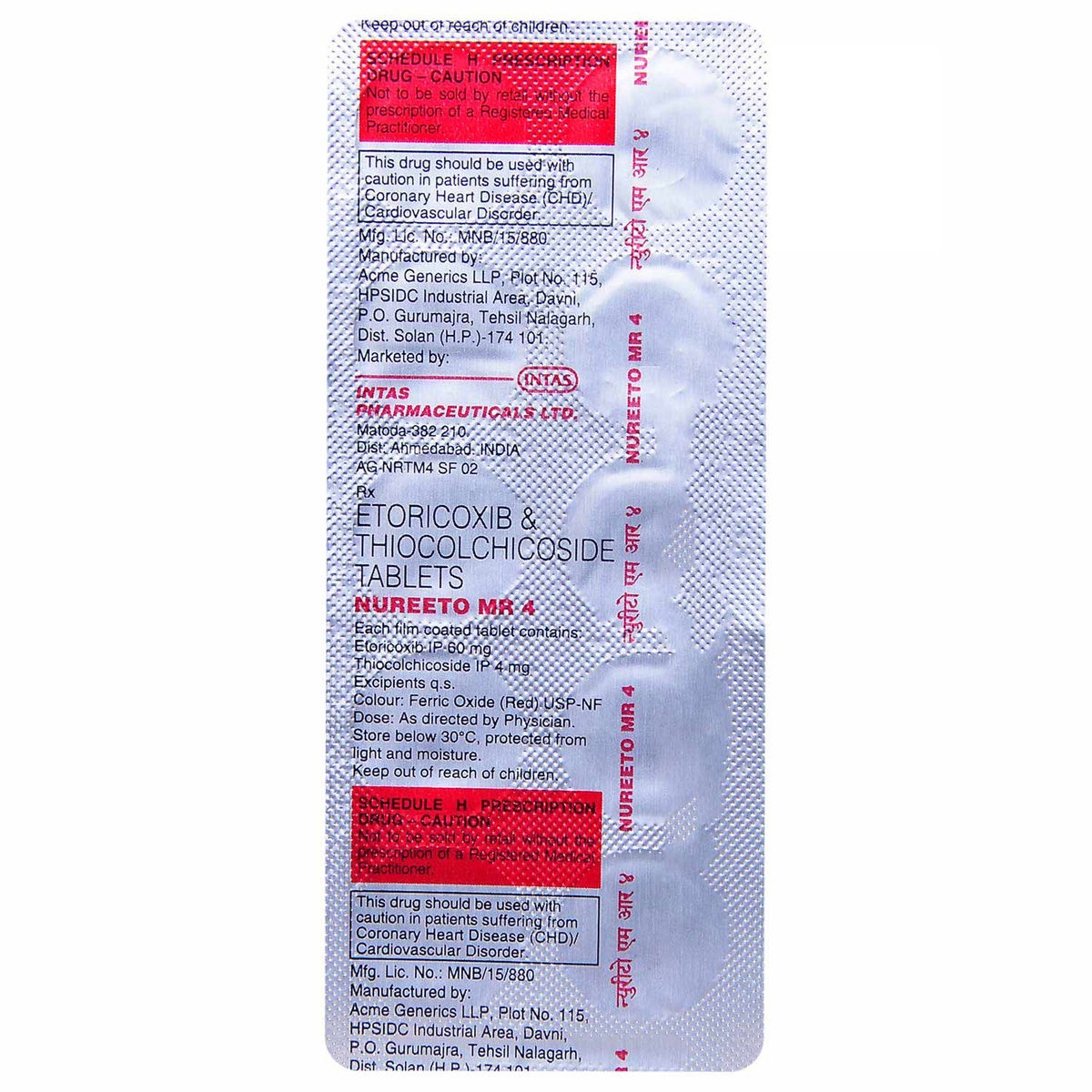 Nureeto MR 4 Tablet 10's Price, Uses, Side Effects, Composition ...