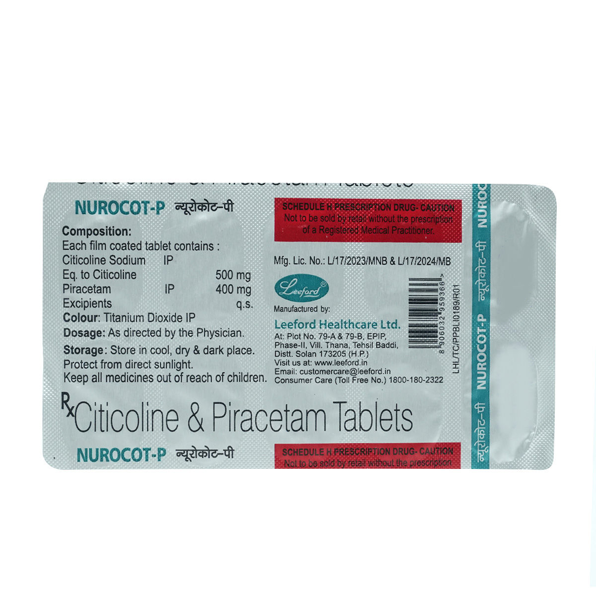 Nurocot-P Tablet 10's Price, Uses, Side Effects, Composition - Apollo ...