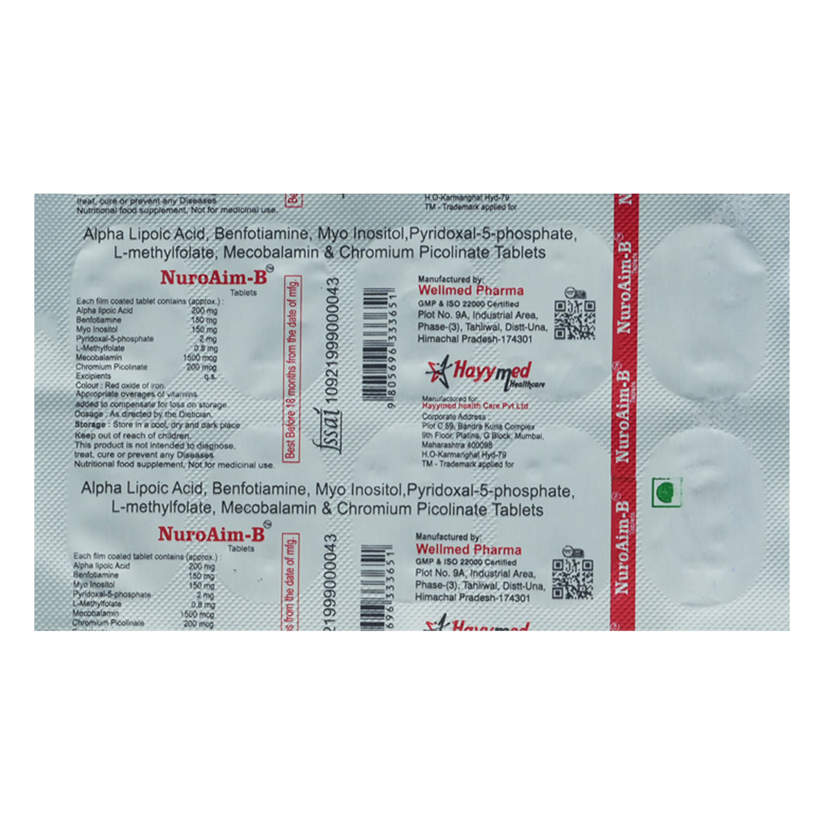 Nuro Aim-B Tablet | Uses, Side Effects, Price | Apollo Pharmacy