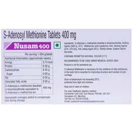 Nusam 400 Tablet | Uses, Side Effects, Price | Apollo Pharmacy