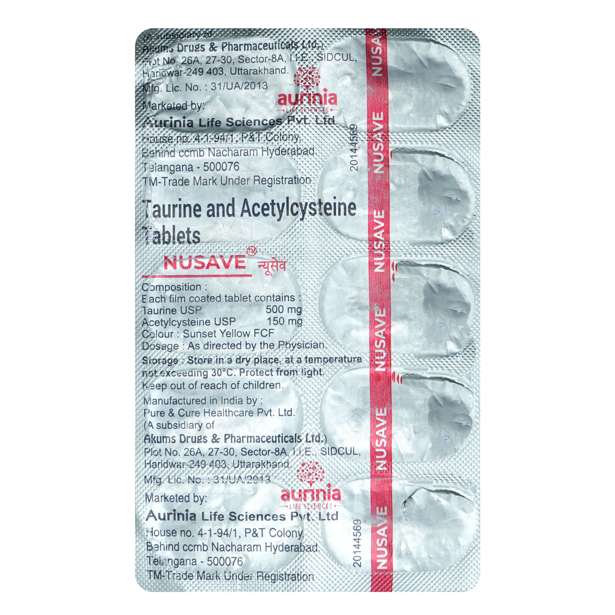 Nusave Tablet 10's Price, Uses, Side Effects, Composition - Apollo Pharmacy