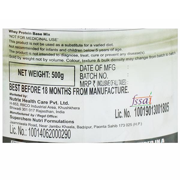 Nutrix Whey Protein Powder 500 gm Price, Uses, Side Effects ...