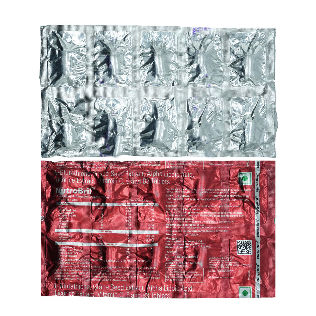 Nutrobril Tablet 10's Price, Uses, Side Effects, Composition - Apollo ...