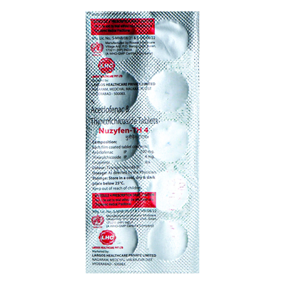 Nuzyfen-TH 4 Tablet | Uses, Side Effects, Price | Apollo Pharmacy