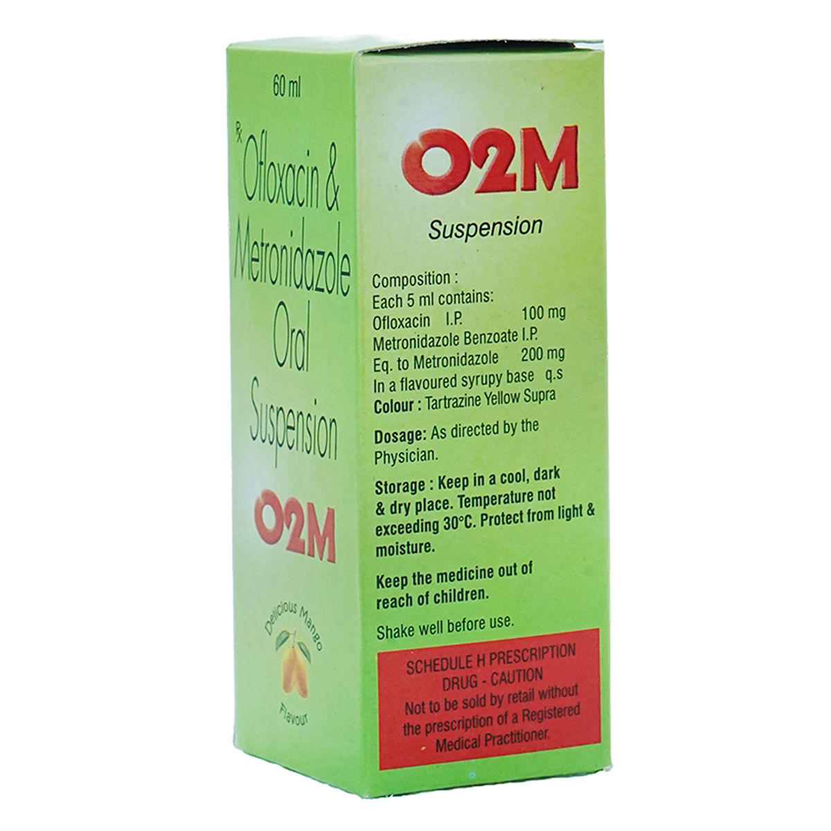 O2M Mango Flavour Suspension | Uses, Side Effects, Price | Apollo Pharmacy