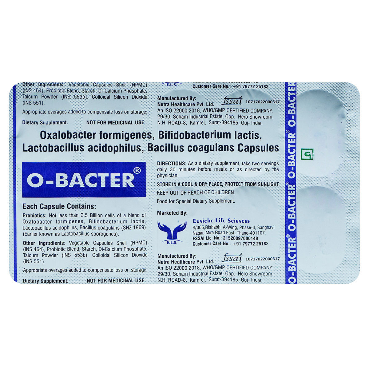 O-Bacter Capsule | Uses, Side Effects, Price | Apollo Pharmacy