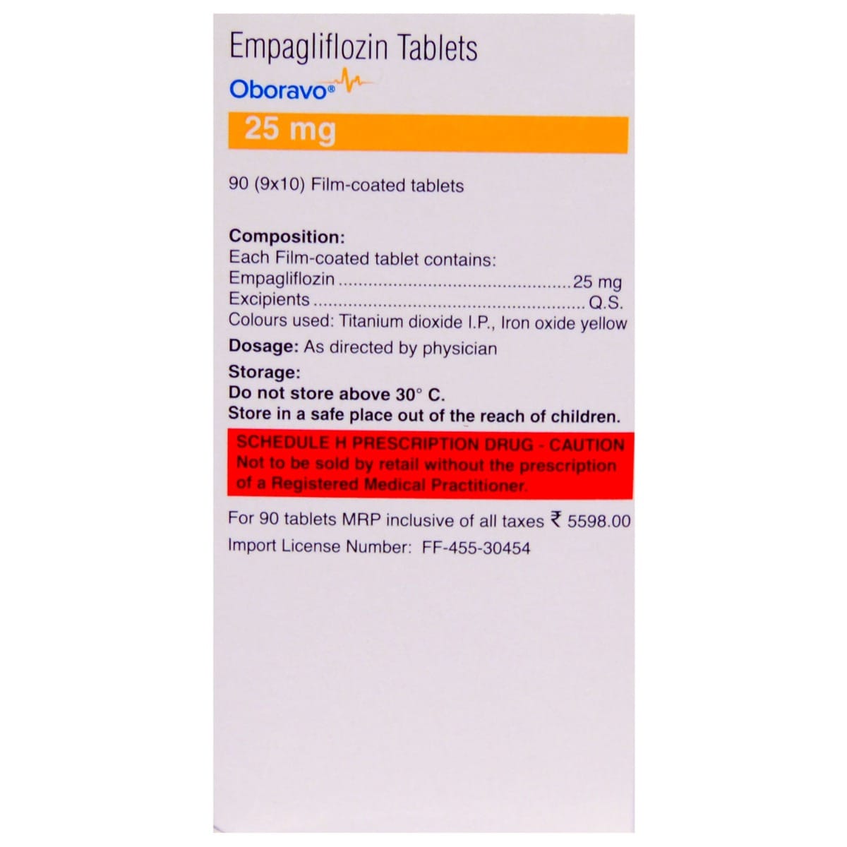 Oboravo 25mg Tablet 10's Price, Uses, Side Effects, Composition ...