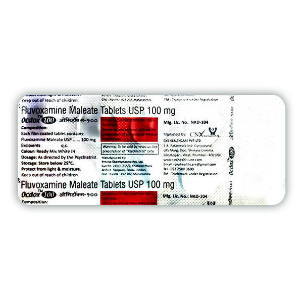 Ocdox 100 Tablet | Uses, Side Effects, Price | Apollo Pharmacy