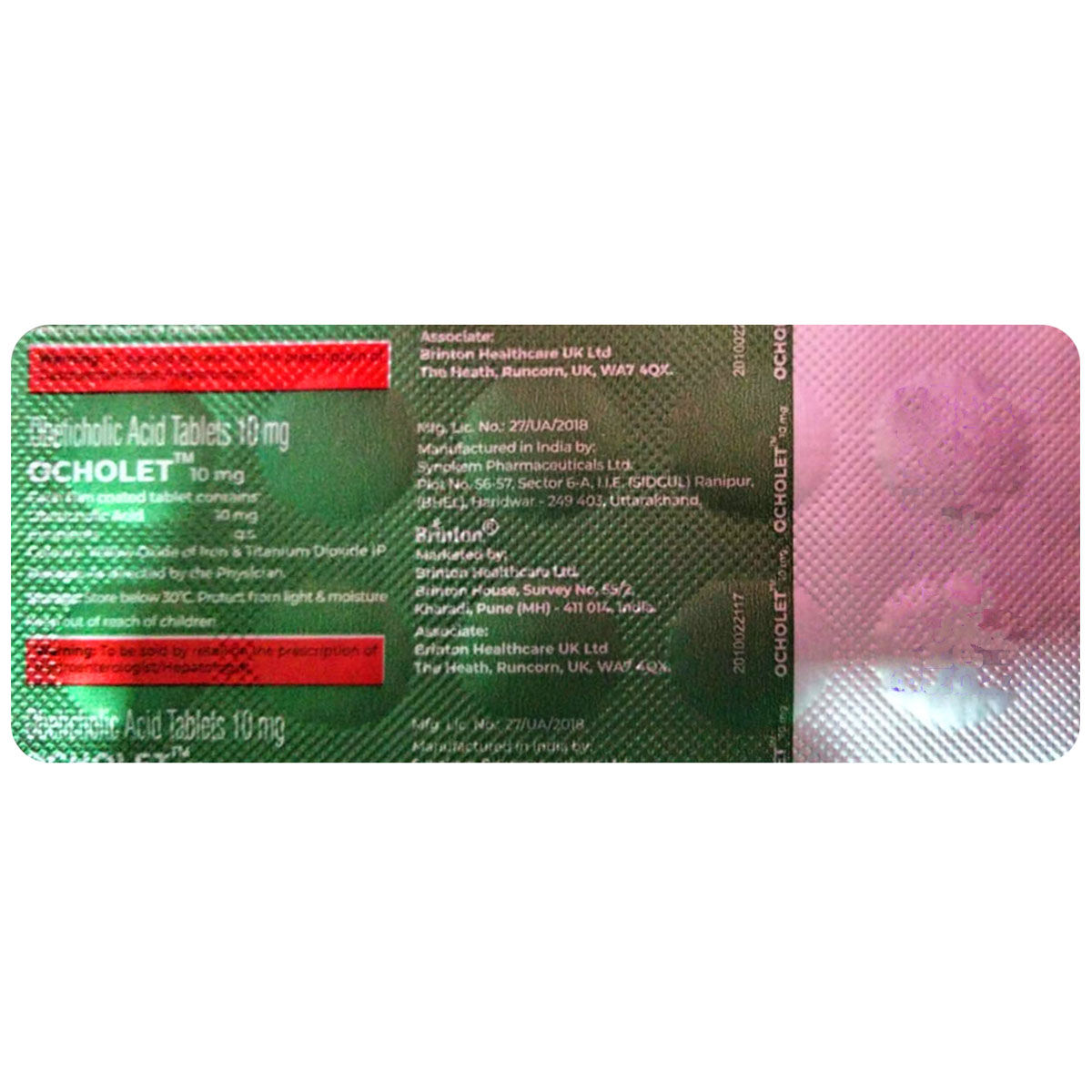 Ocholet 10 mg Tablet | Uses, Side Effects, Price | Apollo Pharmacy