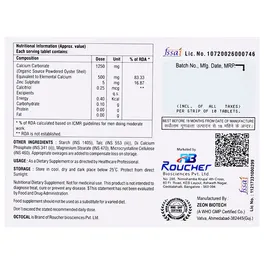 Octocal Tablet | Uses, Side Effects, Price | Apollo Pharmacy