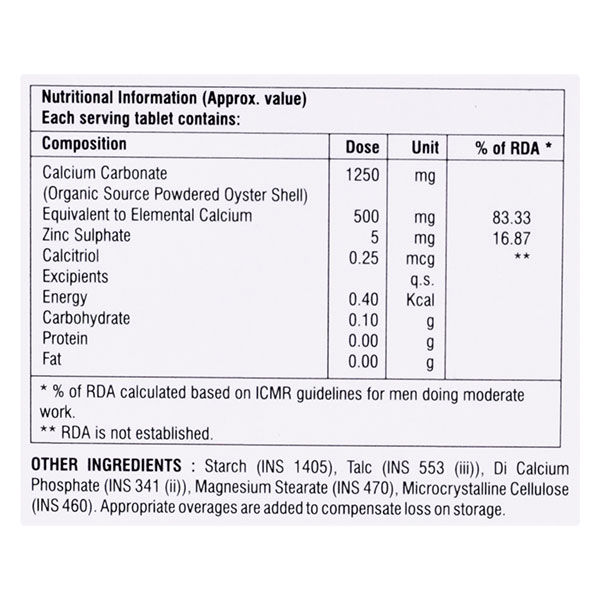 OCTOCAL TABLET 10'S Price, Uses, Side Effects, Composition - Apollo ...