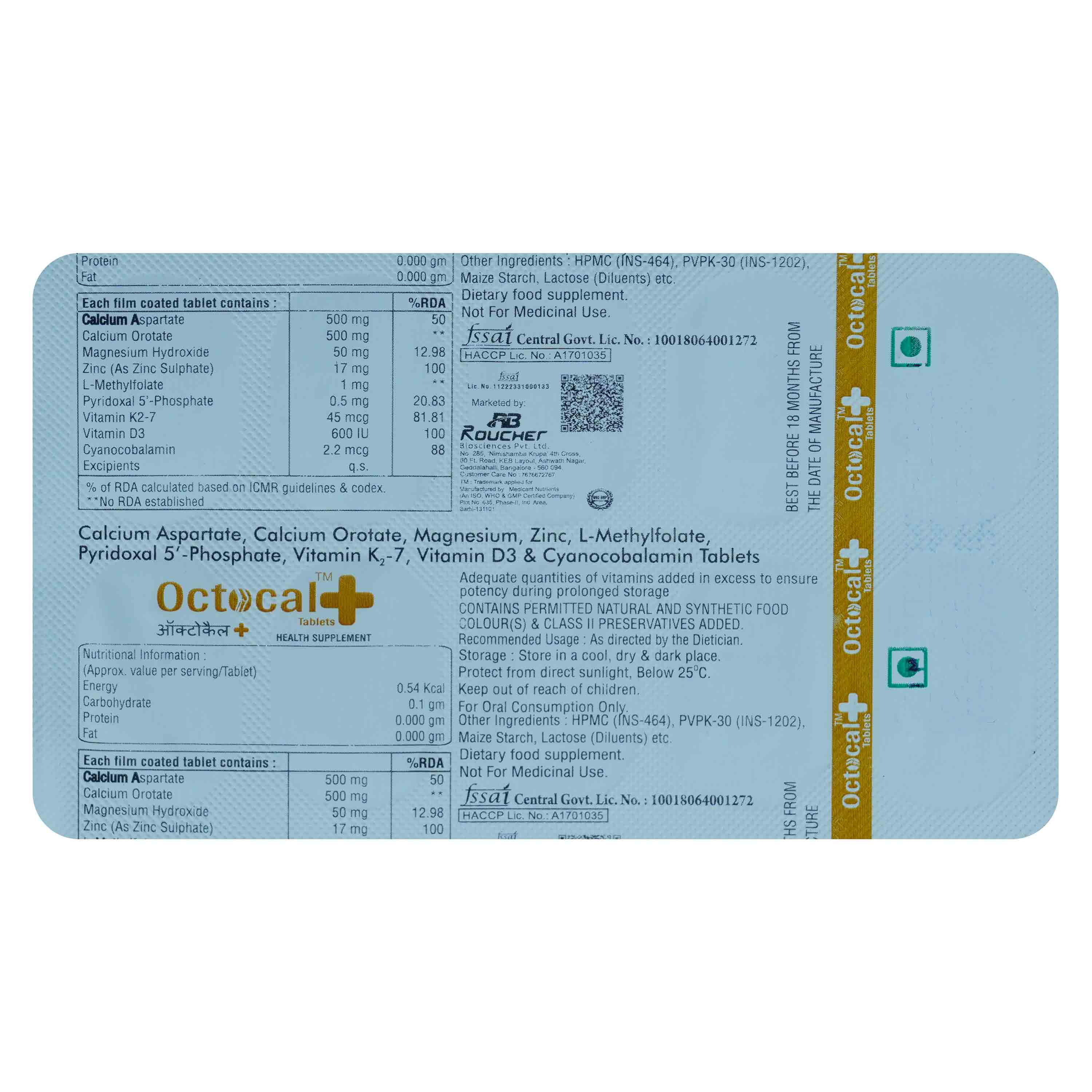 Octocal Plus Tablet | Uses, Side Effects, Price | Apollo Pharmacy