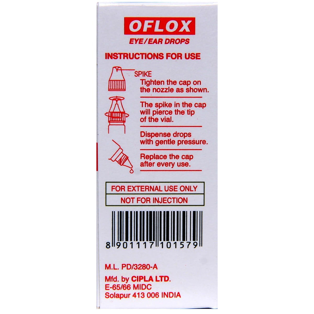 OFLOX EYE DROPS 5ML | Uses, Side Effects, Price | Apollo Pharmacy