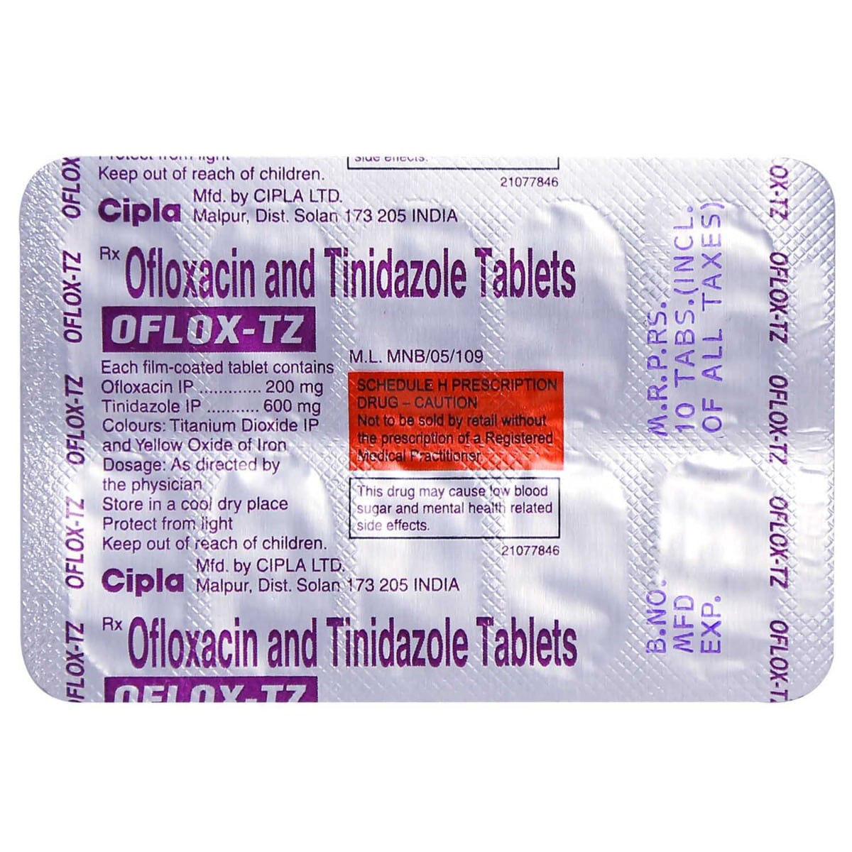 Oflox TZ Tablet | Uses, Side Effects, Price | Apollo Pharmacy