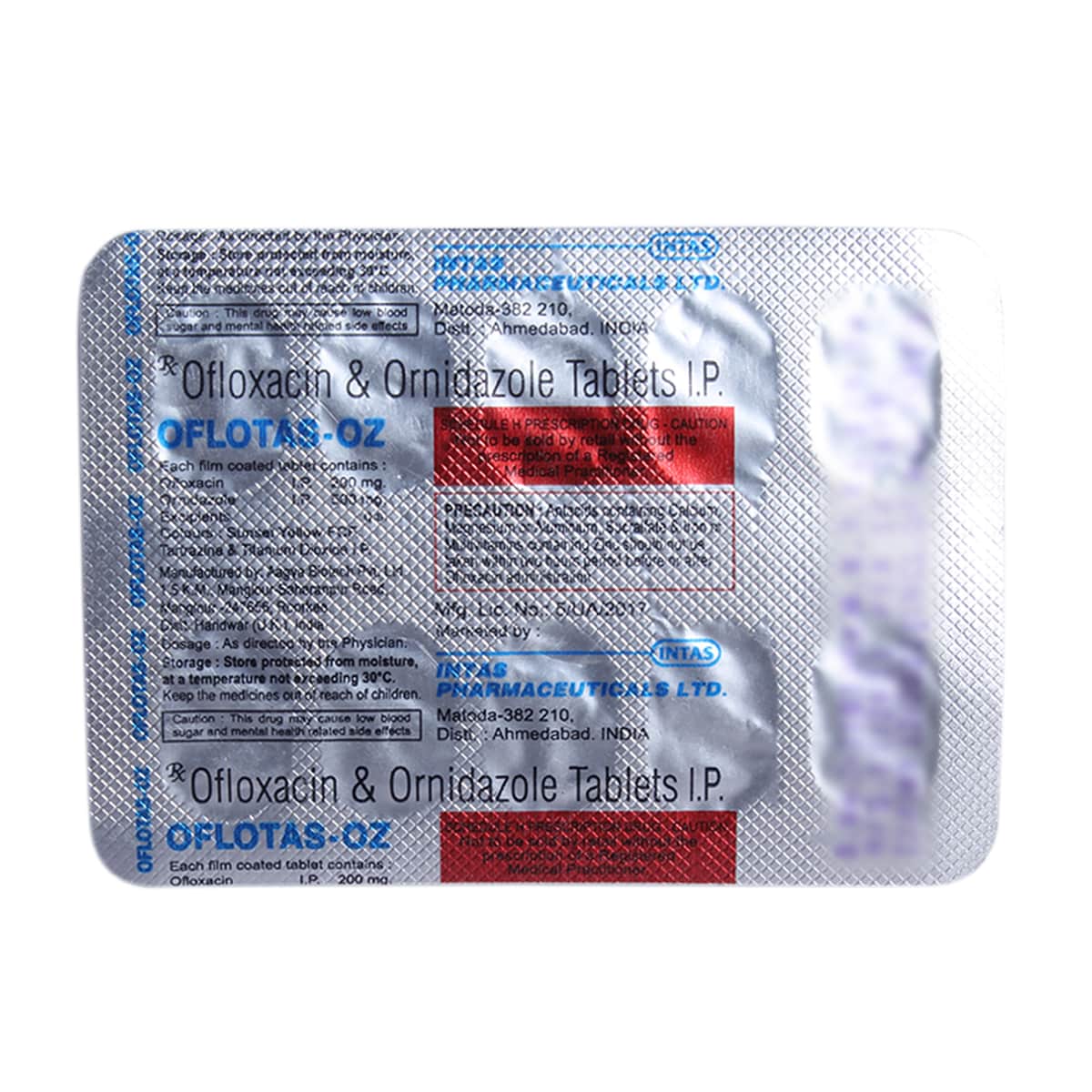 Oflotas OZ Tablet | Uses, Side Effects, Price | Apollo Pharmacy