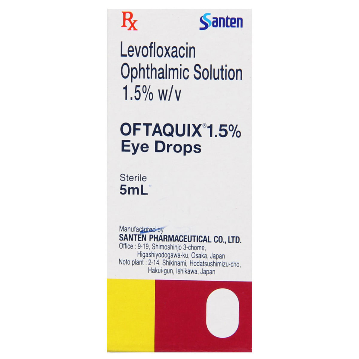 Oftaquix 1.5% Eye Drops 5 ml | Uses, Side Effects, Price | Apollo Pharmacy