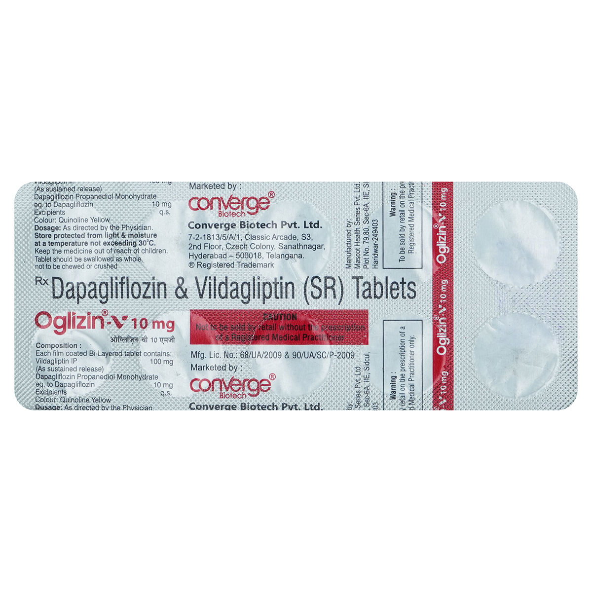 Oglizin-V 10mg Tablet | Uses, Side Effects, Price | Apollo Pharmacy