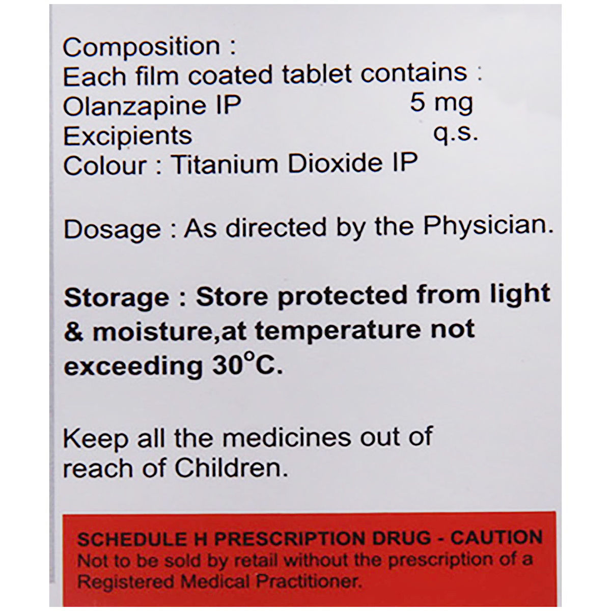 Olanex 5 Tablet 10's Price, Uses, Side Effects, Composition - Apollo ...