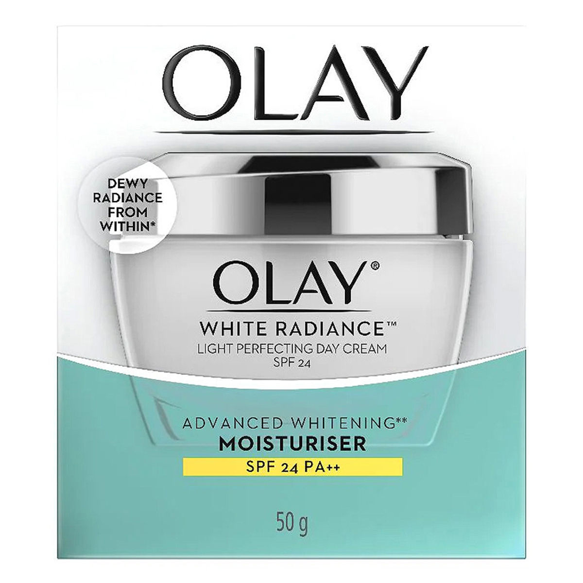 Buy Olay White Radiance Moisturiser SPF 24 PA +++, 50 gm | 19 Minutes ...
