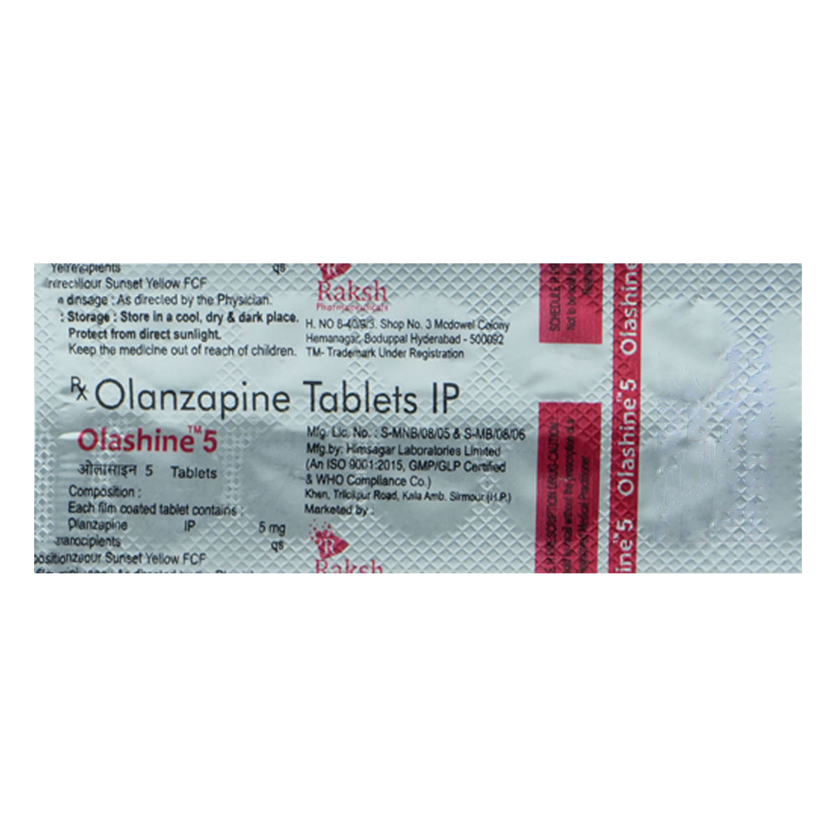 Olashine 5 Tablet | Uses, Side Effects, Price | Apollo Pharmacy
