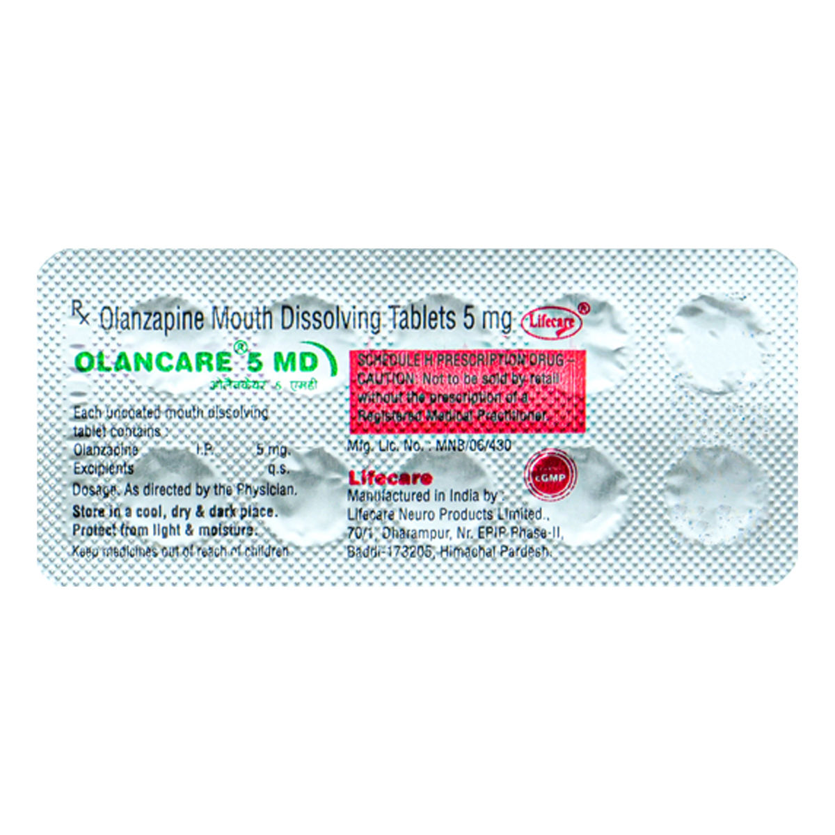Olancare 5 MD Tablet | Uses, Side Effects, Price | Apollo Pharmacy