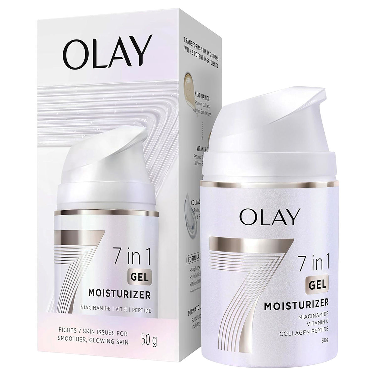 Buy Olay 7 In 1 Gel Moisturizer, 50 gm | 19 Minutes Delivery | Apollo ...