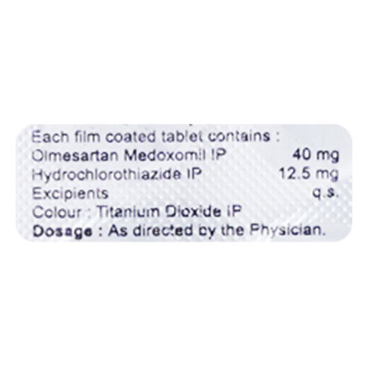 Olcure H 40 Tablet | Uses, Side Effects, Price | Apollo Pharmacy