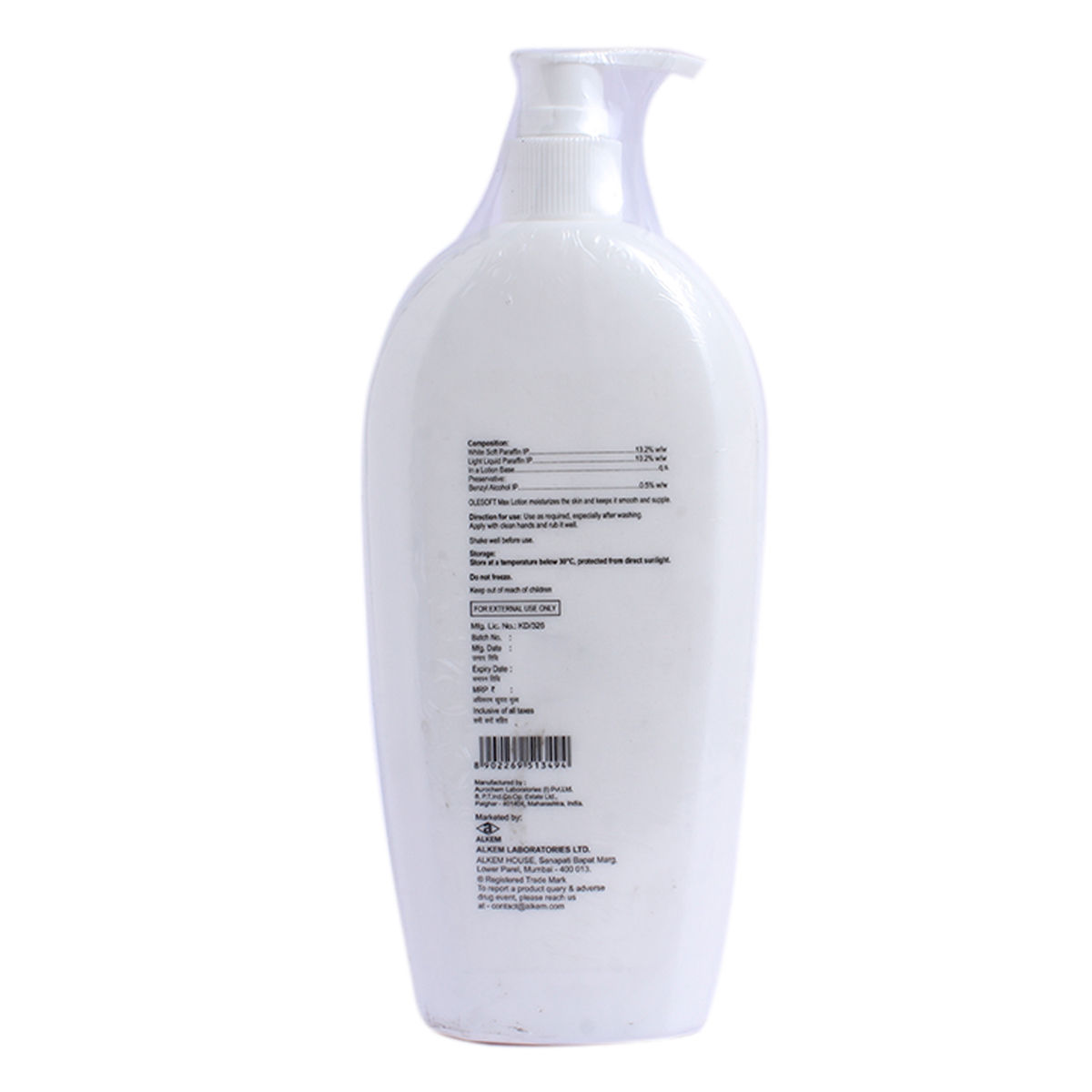 Olesoft Max Lotion 400 ml Price, Uses, Side Effects, Composition ...