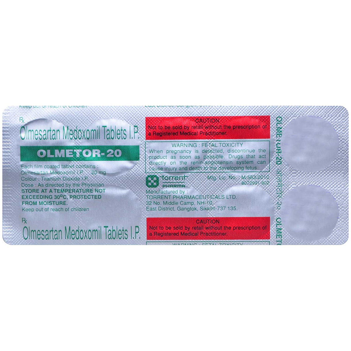 Olmetor 20 Tablet 10's Price, Uses, Side Effects, Composition - Apollo ...