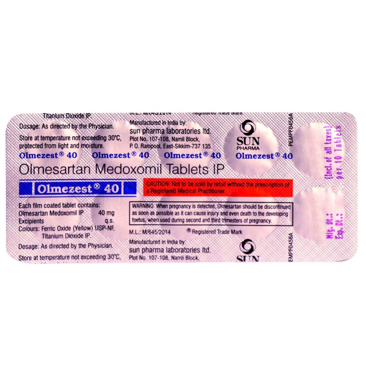 Olmezest 40 Tablet 10's Price, Uses, Side Effects, Composition - Apollo ...